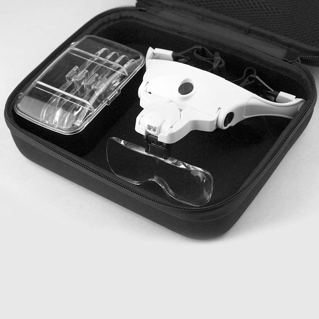 VisionAid™ Hobby Magnifier with LED Light - Scale Model, Miniature Pai ...